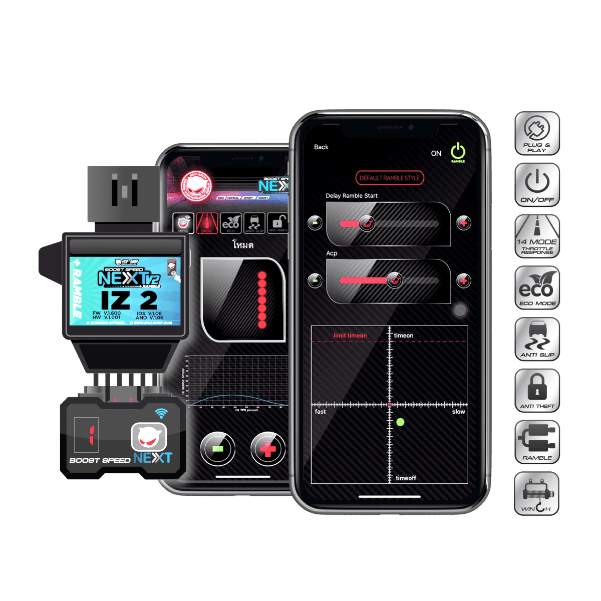 ECU Shop Boost Speed Next to suit TOYOTA Prado 11+, Landcruiser 11 ...